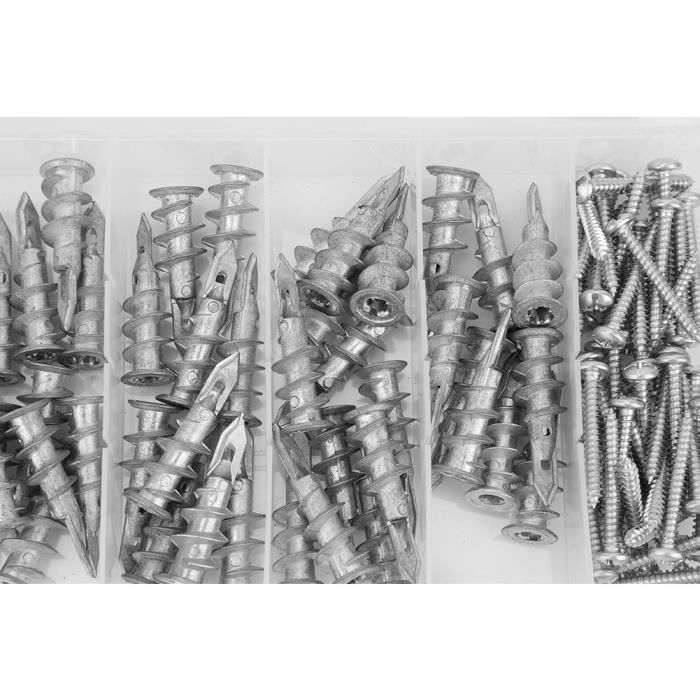 EJ.life Kit de vis d'ancrage pour cloison sèche Kit de vis ...