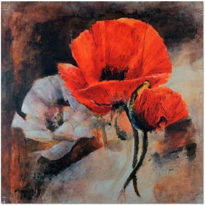 Image sur toile Tableau moderne mural Cadre Canevas Coquelicot Nature ...