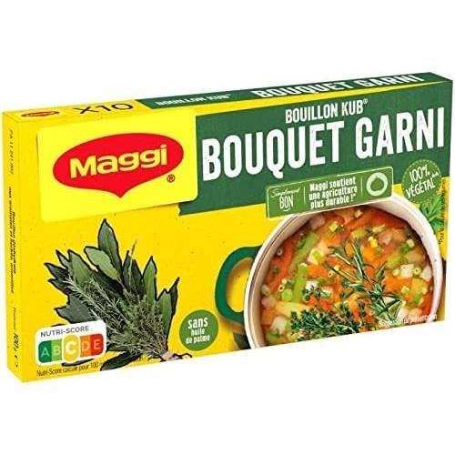 MAGGI - LOT DE 5 - MAGGI - Maggi Bouillon Bouquet Garni - boite de 100 ...