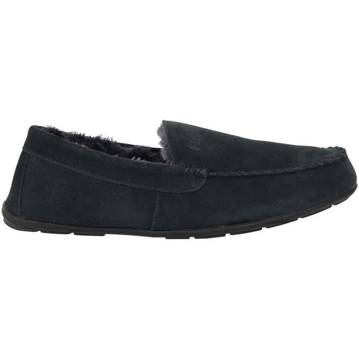Firetrap Chaussons Moccasin À Enfiler Hommes Bleu marine - Cdiscount ...