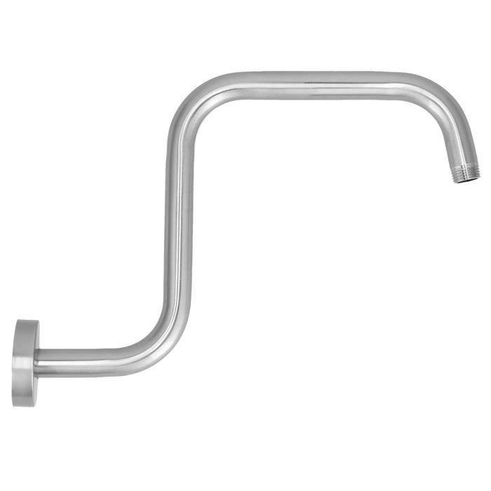 CHE Shower Head Pipe Arm, Shower Arm Pipe Wall Mounted S Shape ...
