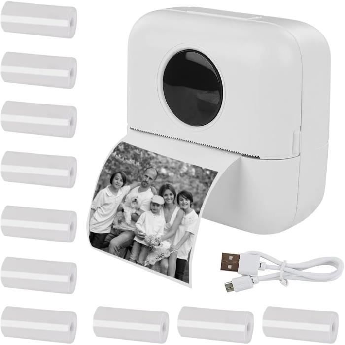 Mini Imprimante Portable, Mini Imprimante Thermique, Imprimante ...