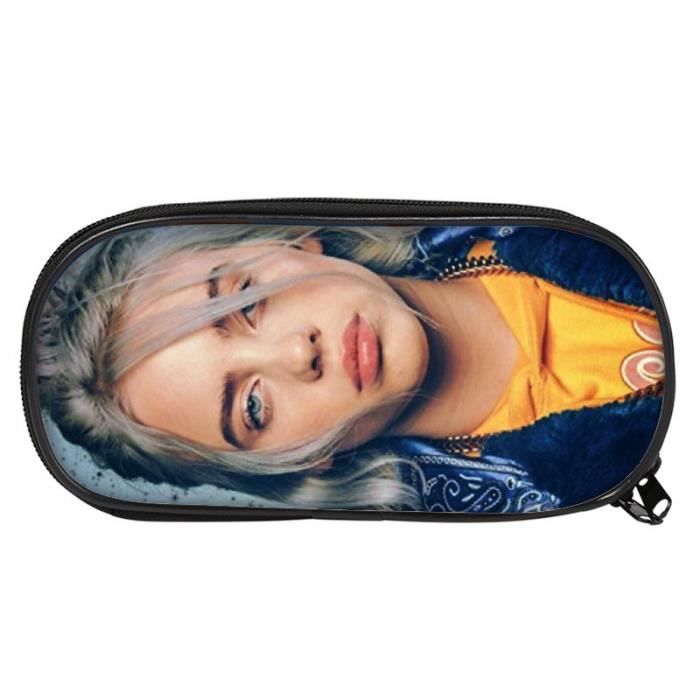 Trousse Scolaire - SHLK - Billie Eilish - Tissu Oxford - 21x10x5cm ...
