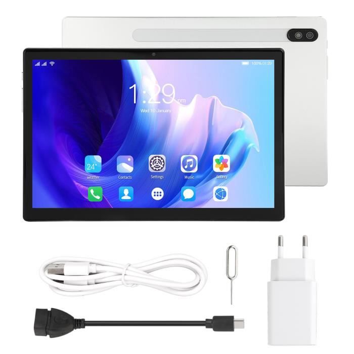 TMISHION Tablette 10 Tablette, Tablette IPS Grand écran HD 10,1 Pouces ...