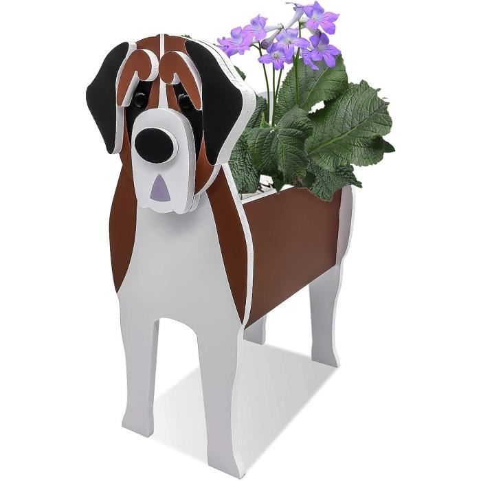 Caniche Pvc Plante Chien En Forme De Pot De Fleur Décoration De Jardin ...
