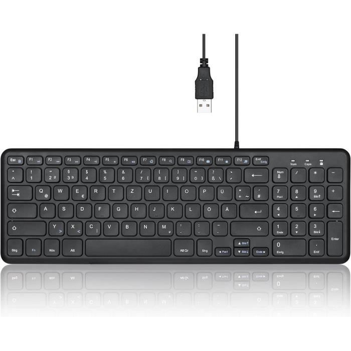 Periboard-213 De Clavier Usb Compact Filaire Avec Touches De Structure ...