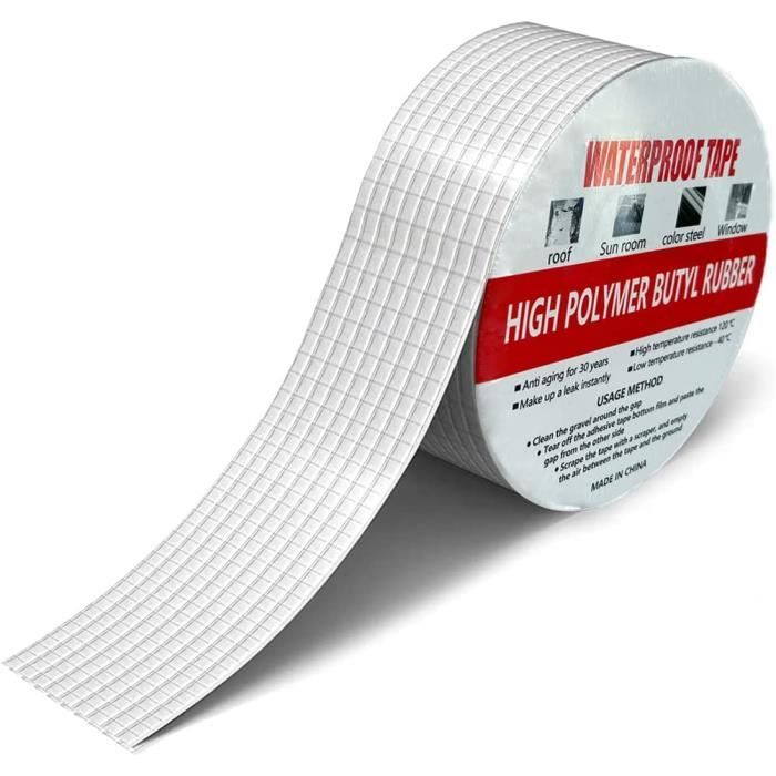 Caoutchouc Butyle Étanche Bande De Papier D'Aluminium Longueur 5M ...