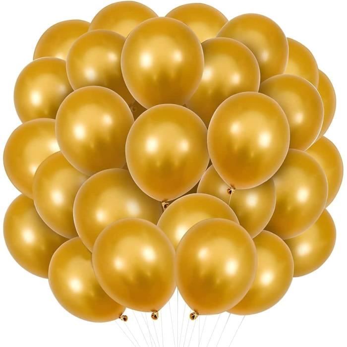 Ballons Anniversaire -Lot De 50 Ballons Gonflables - Latex Naturel Sans ...