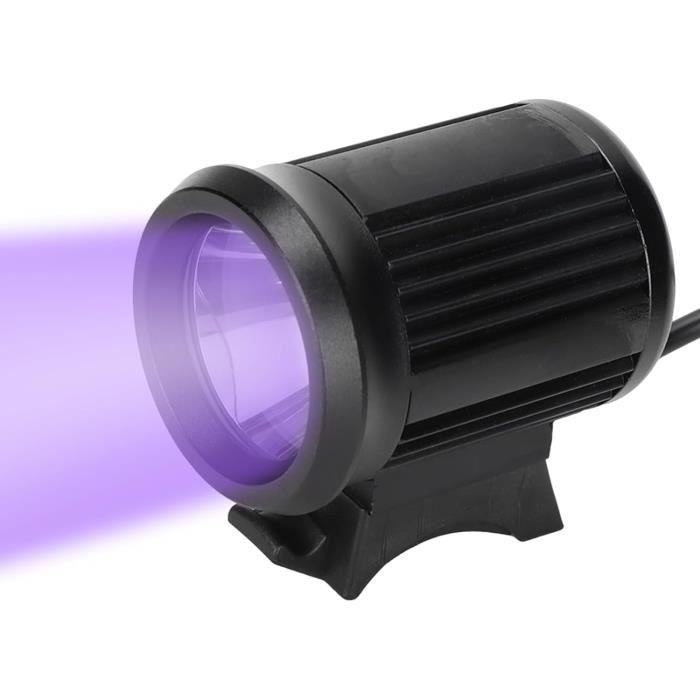 Lampe De Poche Uv Lumière Noire, 385 Nm Lampe Torche Uv Led Violette ...