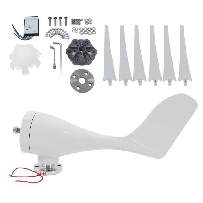 KEM - Wind Turbine Generator Kit 400W 6 Blades Wind Turbine Low ...