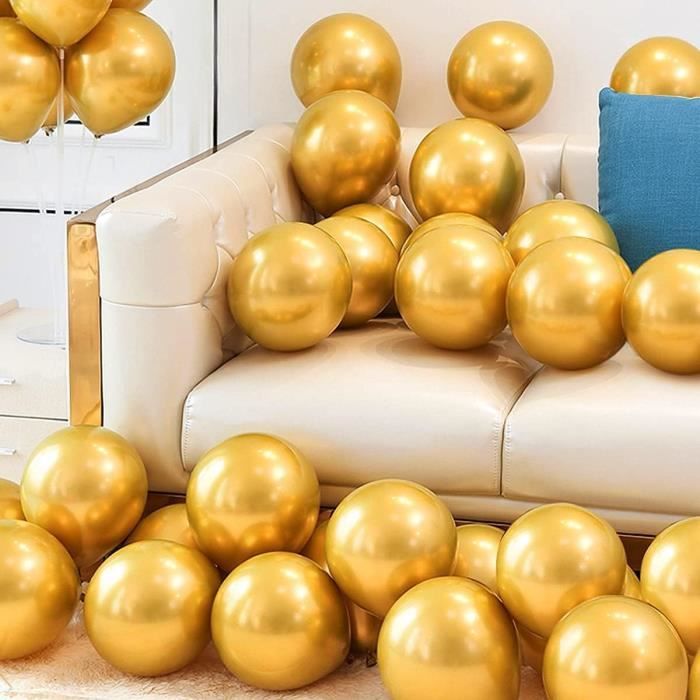 Ballons Anniversaire -Lot De 50 Ballons Gonflables - Latex Naturel Sans ...