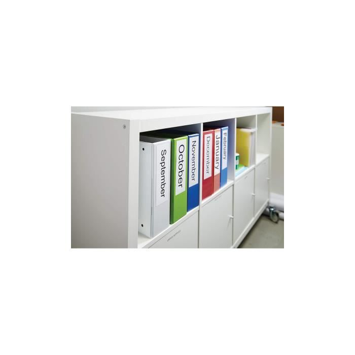 DYMO LabelWriter Boite de 1 rouleau de 110 étiquettes blanches Classeur ...