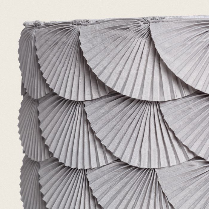 Abat-jour Lampe Toile Anabela Gris - Cdiscount Maison