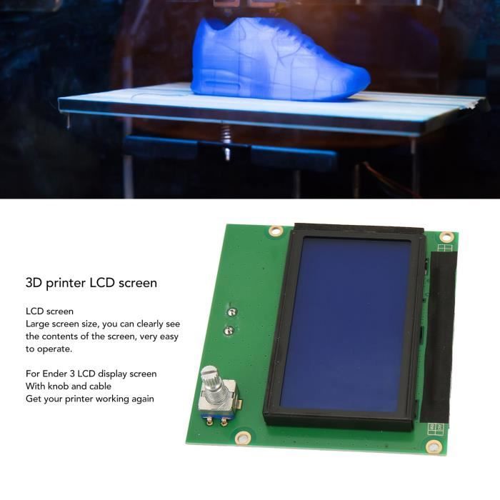 HURRISE panneau d'affichage LCD Écran LCD D'imprimante 3D, Pièces D ...