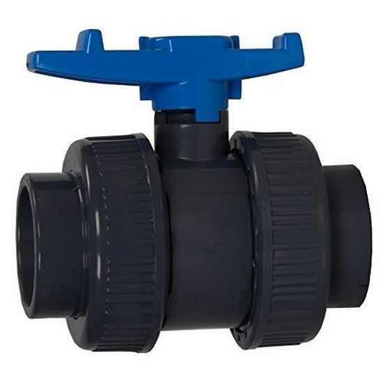 Aqua Forte AquaForte robinet à boisseau sphérique pVC avec deux jeté ...