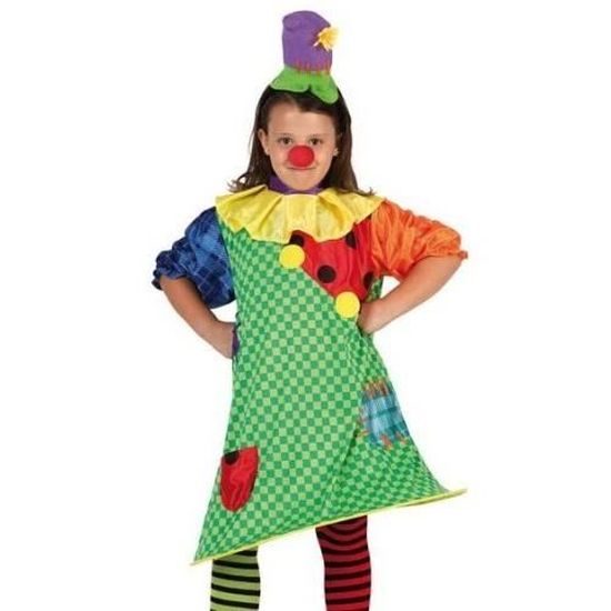 Déguisement Clown - ATOSA - Clown - Vert - 5 ans - Enfant - Fille ...