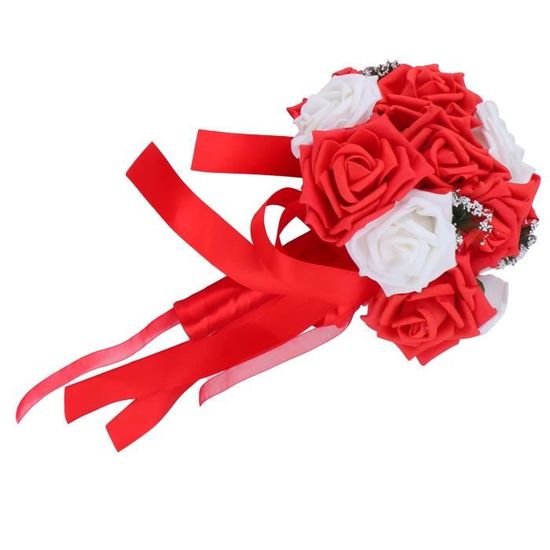 Atyhao Bouquet artificiel Bouquet de Mariée Bouquet de Fleurs ...