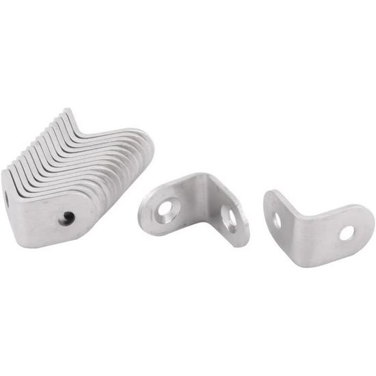 16pcs Equerre D angle Droit Équerre Fixation Plaque Assemblage ...