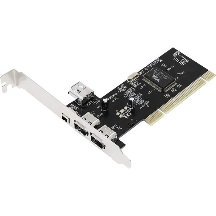 3 ports IEEE 1394 Firewire Card PCI Firewire Adaptateur IEEE 1394 Carte ...