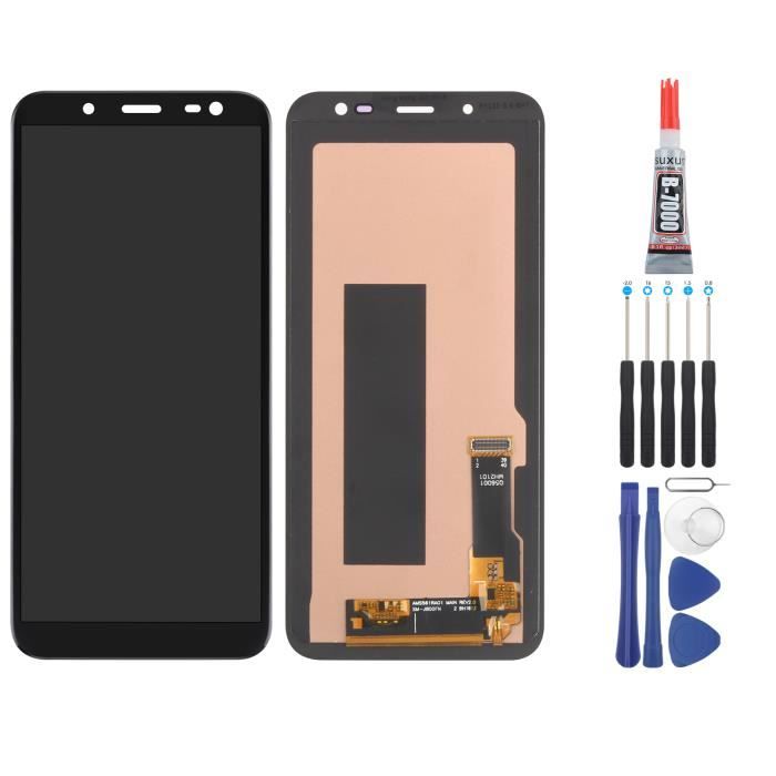 Écran tactile +Écran LCD pour Samsung Galaxy J6 J600 J600F/DS 2018 NOIR ...