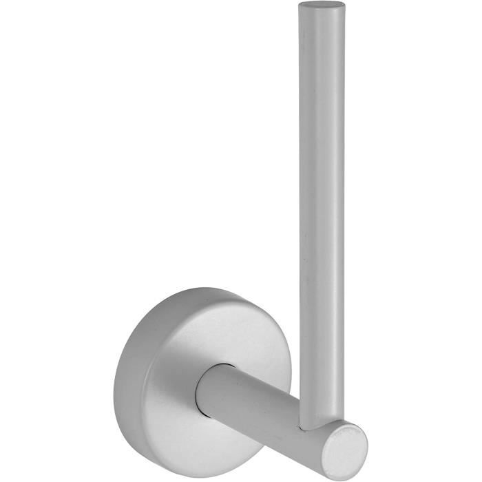 Porte-rouleau de papier toilette vertical de rechange - Blanc mat - En ...