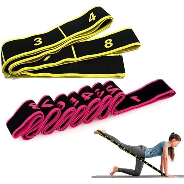 2 Pièces Étirement Des Bandes De Résistance,Bande Elastique Musculation ...