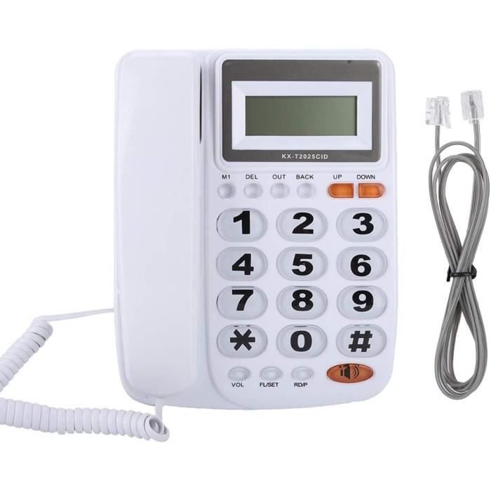 Téléphones Fixes Pour La Maison,Téléphone Filaire,Téléphone Fixe ...