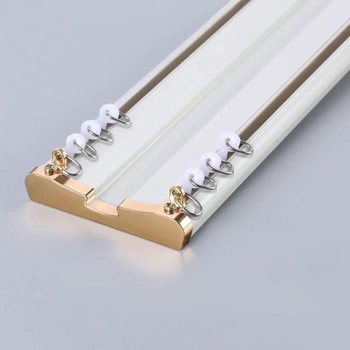 Robustes Rail De Rideau De Plafond Alumum Double Rail Conjoined Tringle ...