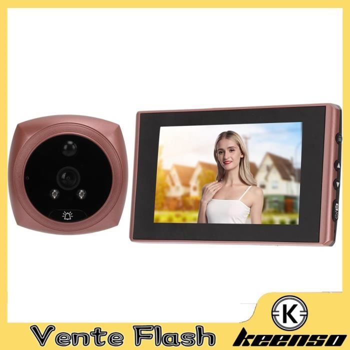 EJ.life Judas de porte numérique Visionneuse de Porte Numérique de 4,3 ...