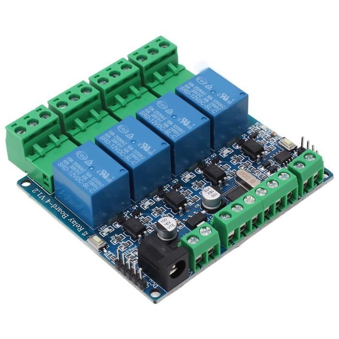EJ.life Module de relais de commande de circuit Module de relais 12V 4 ...