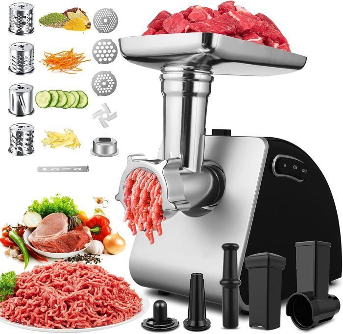 Hachoir à Viande Électrique - MEYKEY - Hachoir à Viande professionnel 3 ...