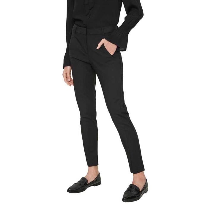 Pantalon femme VERO MODA Victoria NW Antifit Ankle 32L - Noir - Loose ...