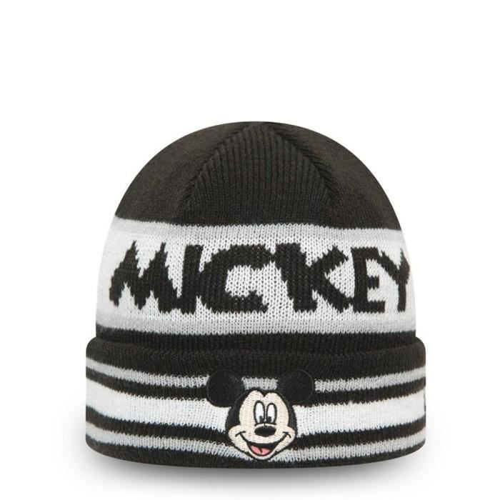 Bonnet bébé New Era Mickey Mouse Disney Character Knit - noir/beige - 0 ...