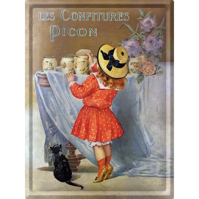 Picon - Plaque métal - Confitures Picon - (Grande - 30x40) - Cdiscount ...