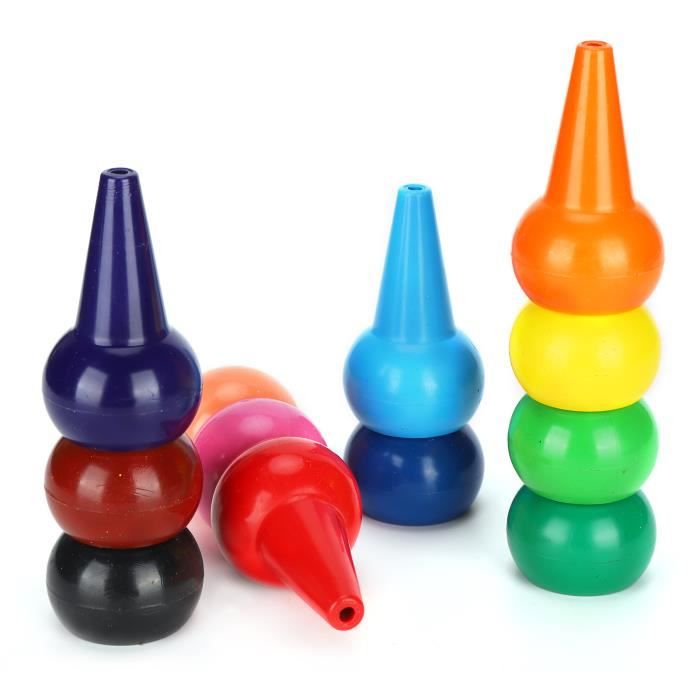 Qqmora crayons 3D avec prise en main Qqmora Crayons de peinture pour ...