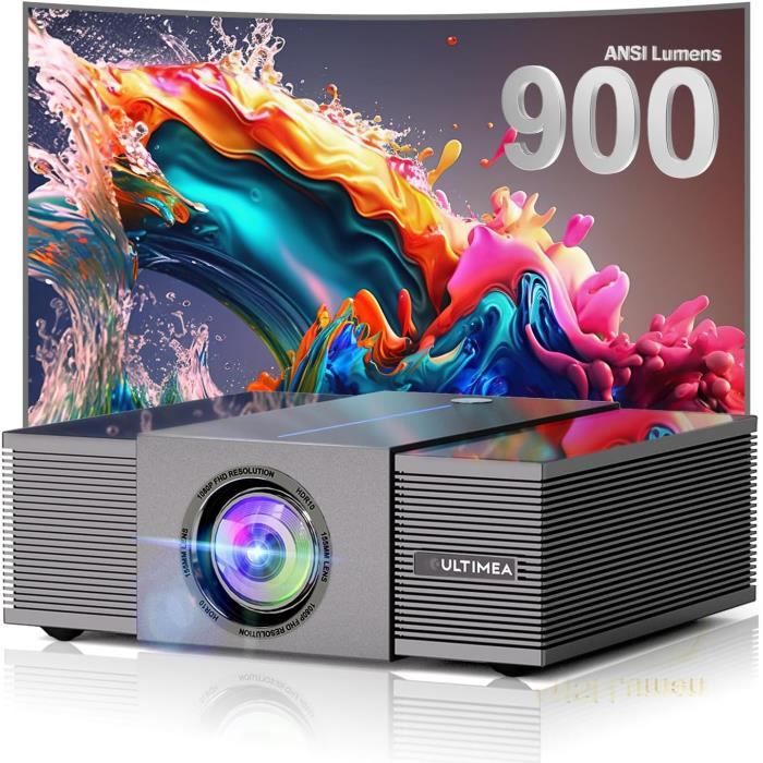 Vidéoprojecteur Full Hd 1080P Natif, Vidéo Projecteur 4K Supporté 900 ...
