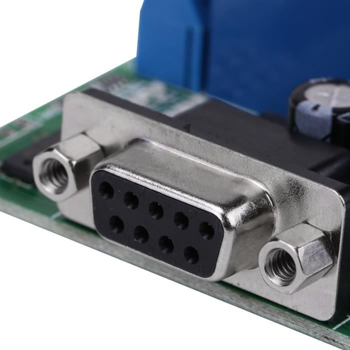 Relais RS 232 12V 8 canaux DB9 RS 232 Module relais Commutateur de ...