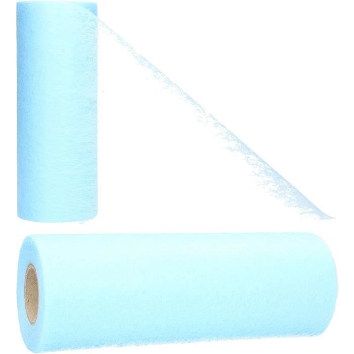 AmaCasa Chemin de Table Non tissé Courroie de Table Ruban de Table Non tissé Mariage Communion ...