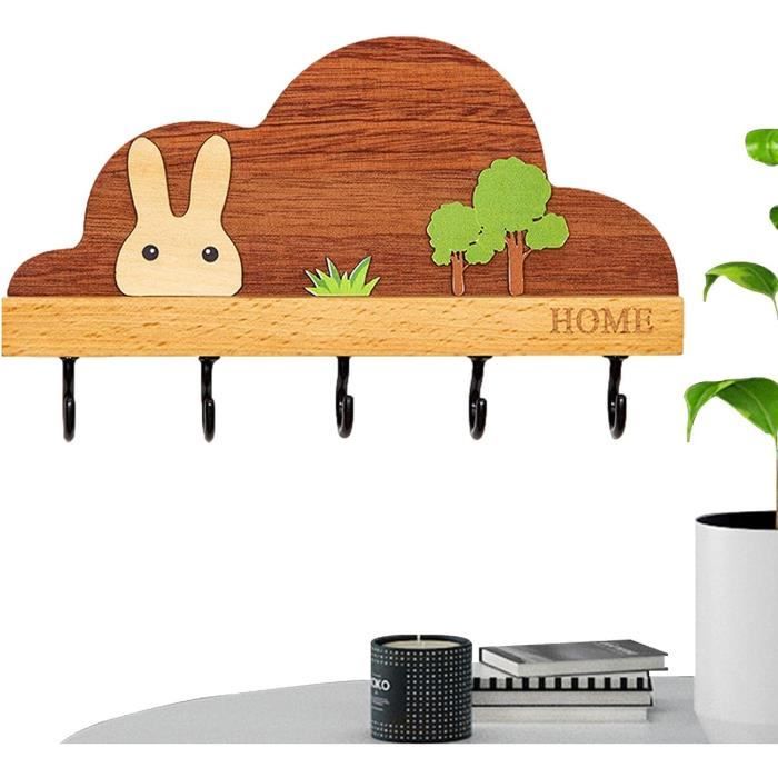 Porte-Clés Mural,Porte-Manteaux En Bois À Motif De Ferme Rustique ...