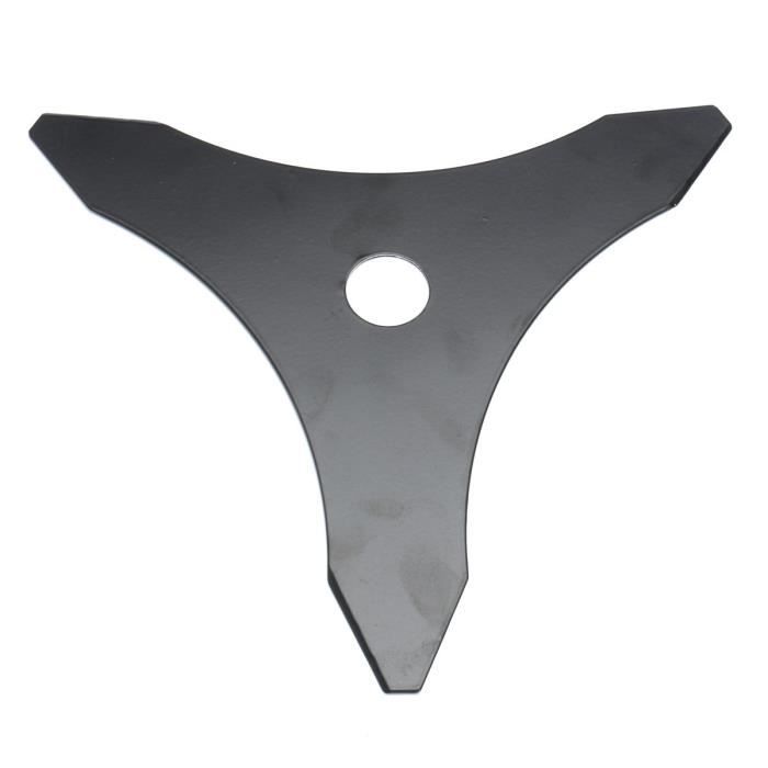 255Mm 3 Dents Débroussailleuse Tondeuse Lame En Acier Weed Machine Lame Pour 25,4 Mm Dia ...