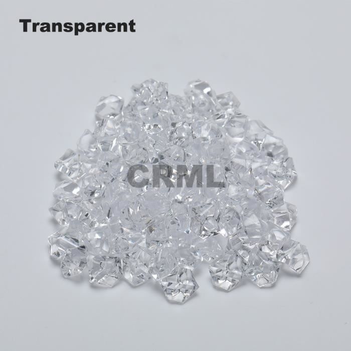 PIERRE VENDUE SEULE,Transparent--Pierres de glace en diamant acrylique ...