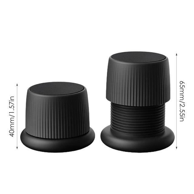 PIED DE MEUBLE,black--Pieds de Table et de canapé, 2 pièces, protection ...