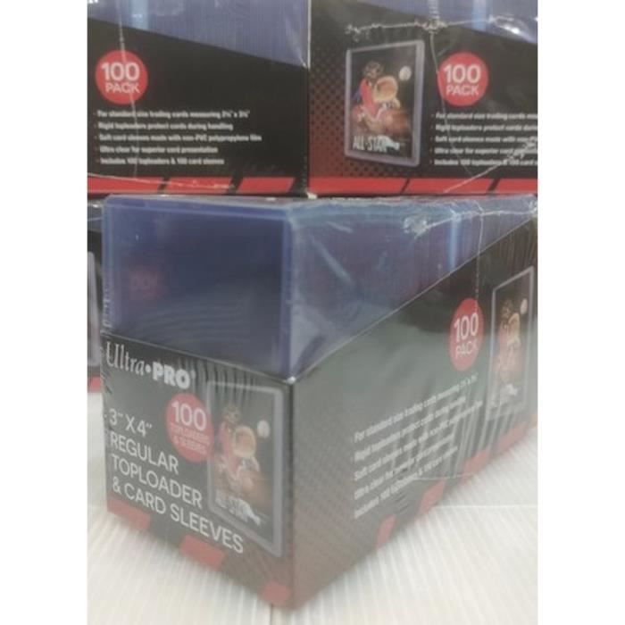 100 Toploader Regular Ultra Pro Protege Carte Sleeves Pochette ...