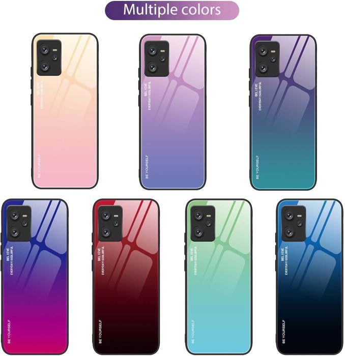 Coque Realme C35 4G Narzo 50A Prime UltraFine Verre Dégradé Couleur ...