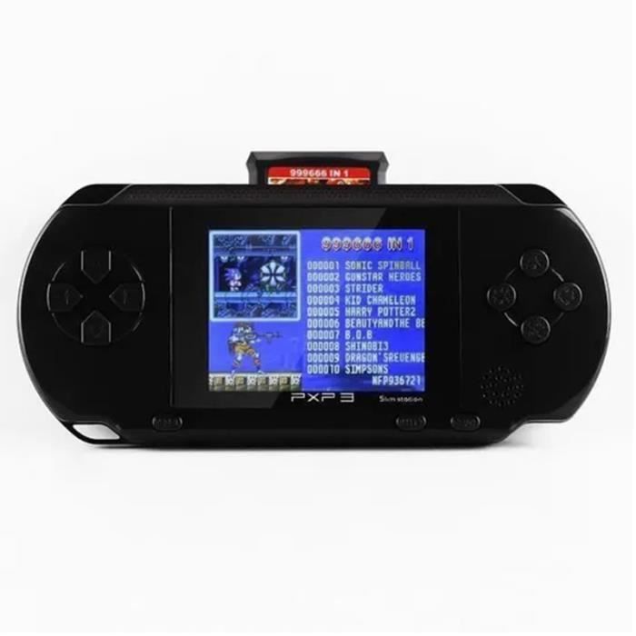 Console de jeux portable - PXP - 16 bits - 150+ jeux rétro - Blanc ...