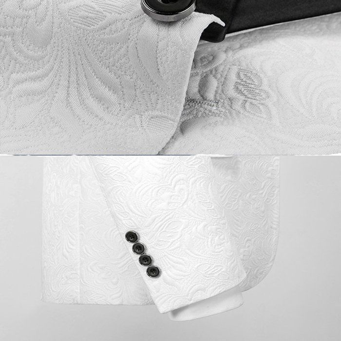Costume Homme 4 Pièces Fit Formel Smoking de Mariage Affaires Soirée ...