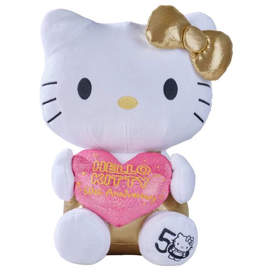 Peluche - Simba - Hello Kitty 50ème Anniversaire - Blanc - 3 ans et ...
