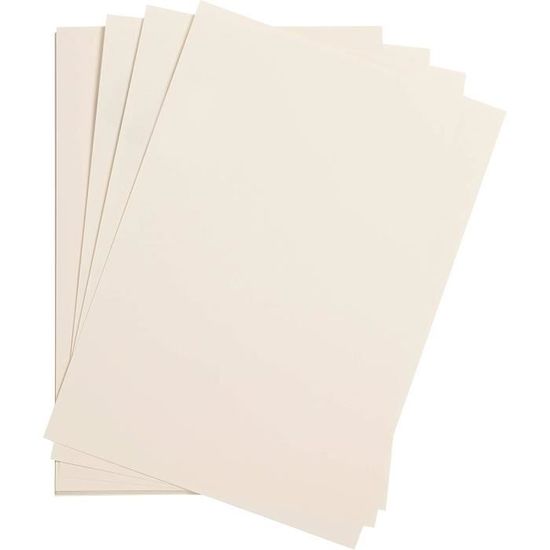 Paquet Papier Maya 25 Feuilles Papier Dessin Lisse Ivoire - A3 29,7x42 ...