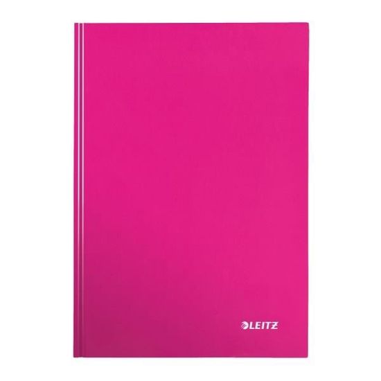 LEITZ Cahier Couverture Rigide WOW A4 Ligné Rose - Cdiscount Beaux-Arts ...