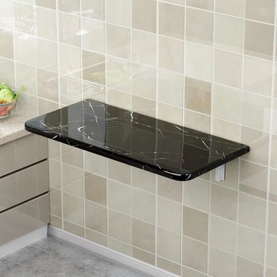 Table Murale Rabattable,Bureau Escamotable,Bureau Murale Pliable,Bureau ...